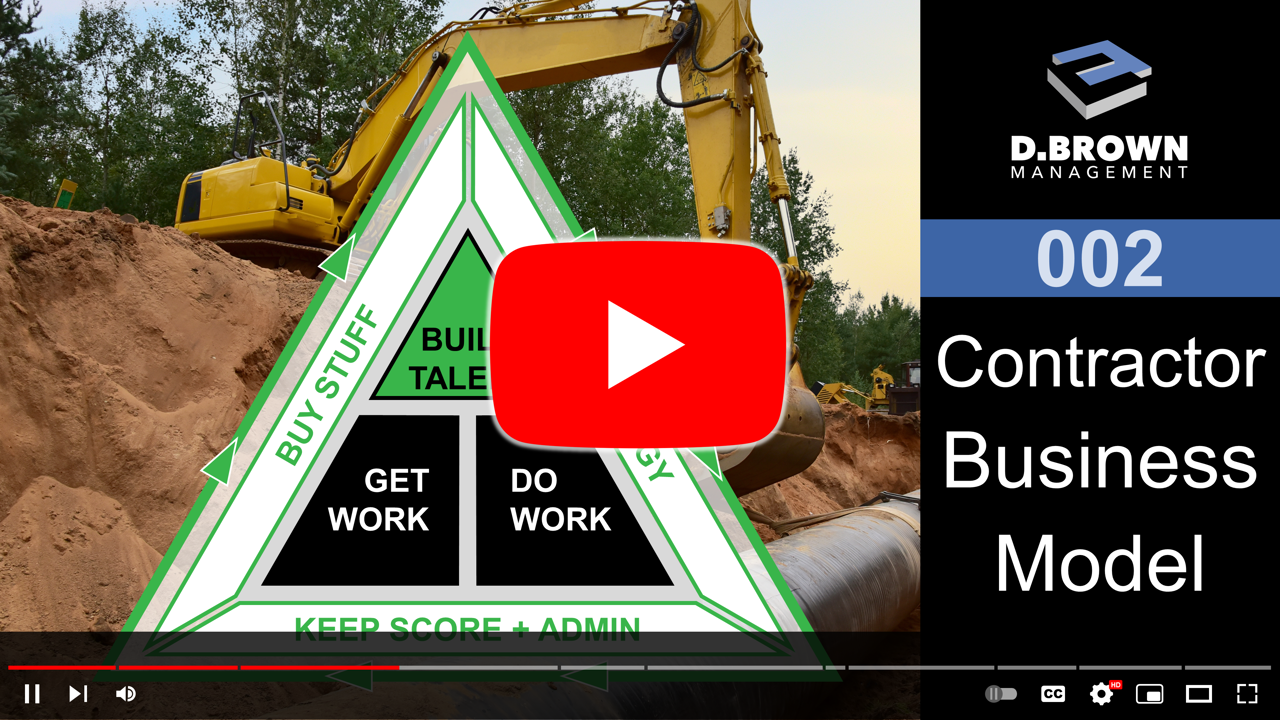 D. Brown Management - 002 - The Construction Contractor Business Model ...