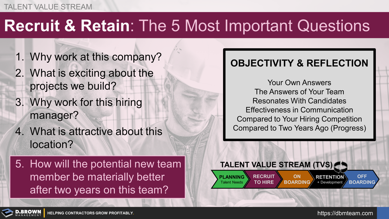 Attracting and Retaining Talent: The Five Most Important Questions